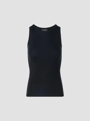 Akris Rib-knit Silk-cotton Tank