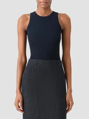 Akris Rib-knit Silk-cotton Tank