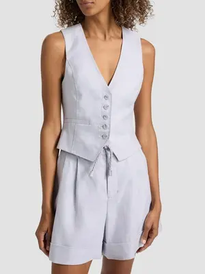 Zimmermann Luna Linen Vest