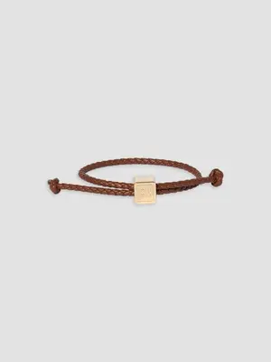 Miu Miu Leather Bracelet - Brown