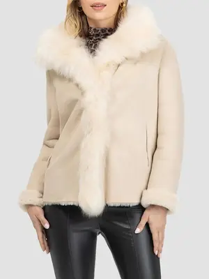 Gorski Merino Toscana Lamb Jacket - Ivory