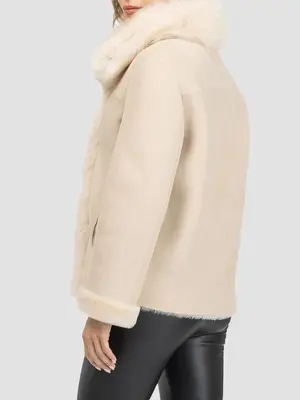 Gorski Merino Toscana Lamb Jacket - Ivory