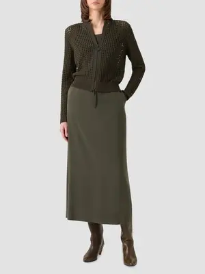 Akris Net Cotton Bomber Cardigan