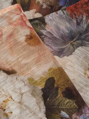 Zimmermann Alchemy Floral Linen-silk Minidress