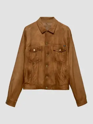 Prada Suede Jacket - Brown