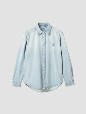Miu Miu Washed Denim Shirt