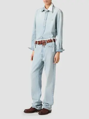 Miu Miu Washed Denim Shirt