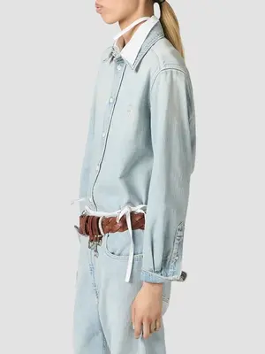 Miu Miu Washed Denim Shirt