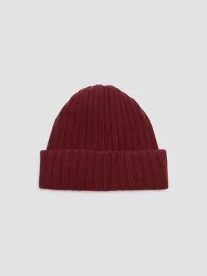 SAKS FIFTH AVENUE Rib-knit Cashmere Beanie