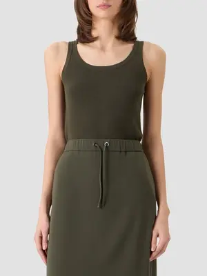 Akris Fitted Cotton Tank