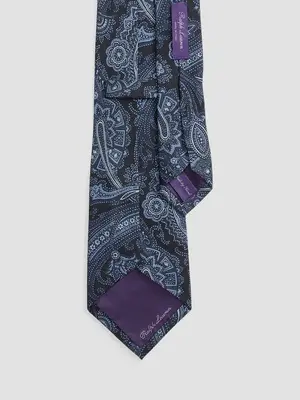 Ralph Lauren Purple Label Paisley Silk Neck Tie