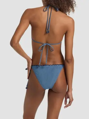 Zimmermann Aster Embroidered Bikini