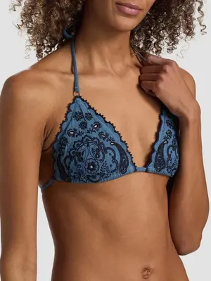 Zimmermann Aster Embroidered Bikini