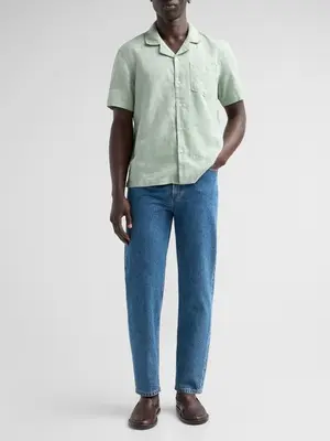 Ag Foster Linen-cotton Camp Shirt