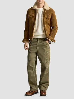 Polo Ralph Lauren Waffle-knit Sweatshirt - Trophy Cream