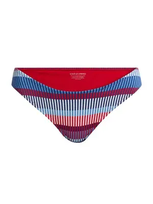 Solid & Striped The Eva -stripe Bikini Bottom - Multi