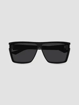 Saint Laurent Bold Contour 64mm Square Sunglasses