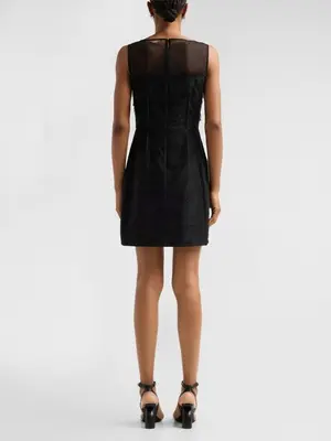 JASON WU Textured Fray Jacquard Mini Dress