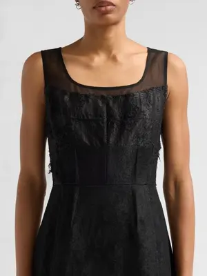 JASON WU Textured Fray Jacquard Mini Dress