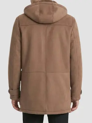 Gorski Embossed Merino Shearling Lamb Jacket - Whiskey