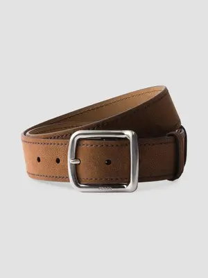 Prada Nubuck Leather Belt - Brown