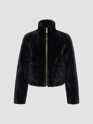 Gorski Merino Shearling Lamb Coat - Black