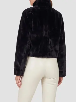 Gorski Merino Shearling Lamb Coat - Black
