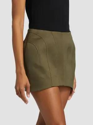 MUGLER Jupe Structured Miniskirt