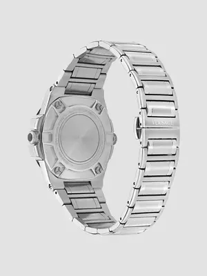 Versace Greca Reaction Gmt Stainless Steel Bracelet Watch/44mm