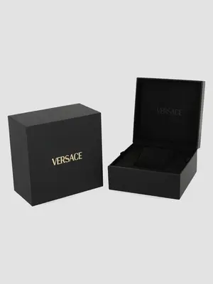 Versace Greca Reaction Gmt Stainless Steel Bracelet Watch/44mm