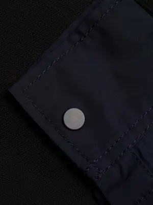 3.1 Phillip Lim Puff Sleeve Cropped Combo Sweatshirt
