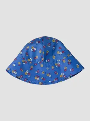 Miu Miu Poplin Bucket Hat - Blue
