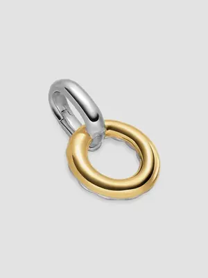 David Yurman Amulet Holder In Sterling With 14k Yellow Gold, 20.3mm