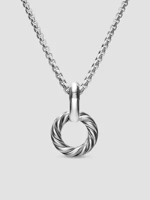 David Yurman Amulet Holder In Sterling With 14k Yellow Gold, 20.3mm