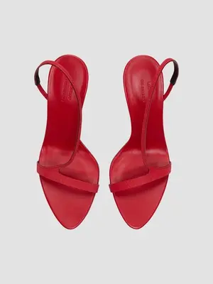 LOULOU STUDIO Lane 85mm Leather Sandals - Red