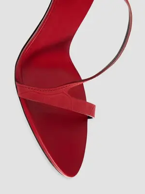 LOULOU STUDIO Lane 85mm Leather Sandals - Red