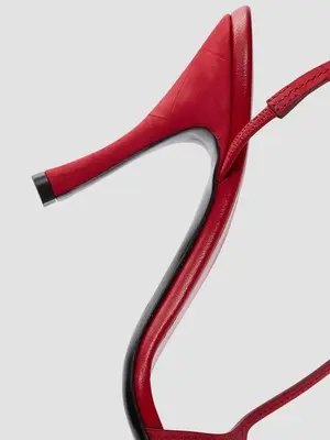 LOULOU STUDIO Lane 85mm Leather Sandals - Red
