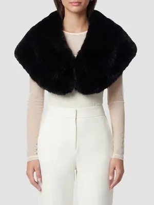 LYLA GRANT Faux Fur Fox Stole