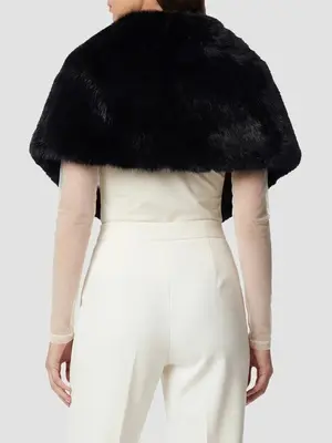 LYLA GRANT Faux Fur Fox Stole