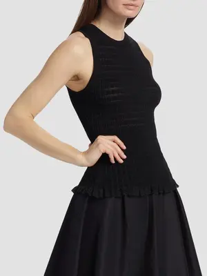 3.1 Phillip Lim Textured Knit Tank Top
