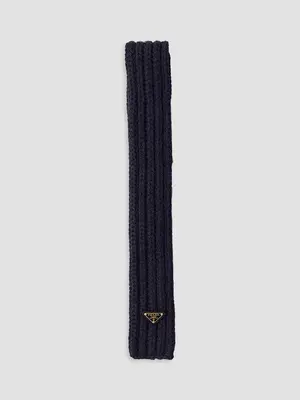 Prada Wool Scarf Blue