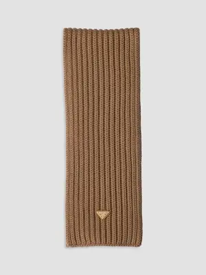 Prada Wool Scarf - Brown