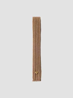 Prada Wool Scarf Camel