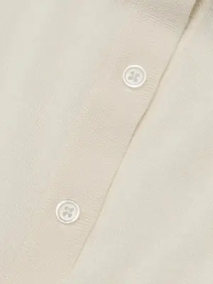 Loulou De Saison Migo Fine Cashmere Polo Top