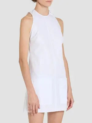COURREGES Heritage Cotton Poplin Minidress