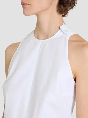 COURREGES Heritage Cotton Poplin Minidress