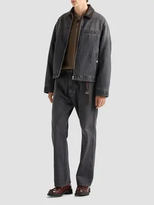 Prada Denim Blouson Jacket - Black