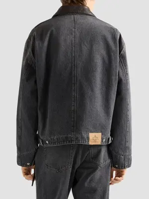 Prada Denim Blouson Jacket - Black