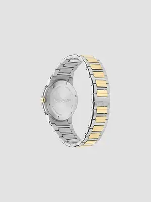 FERRAGAMO Two-tone Stainless Steel Logo Bracelet Watch/41mm