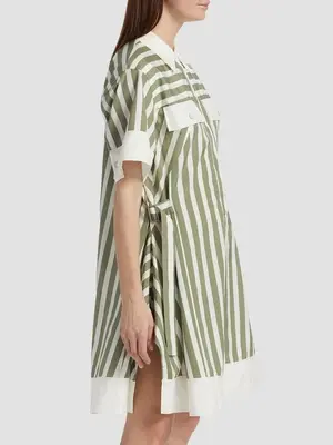 3.1 Phillip Lim Striped Cotton-silk Shirt Dress